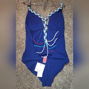 Red Carter | Swim | Nwt Red Carter Plunge One Piece Swimsuit Size Med ...